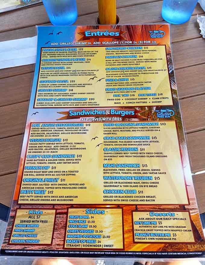 This menu proves you don't need fifty pages to do food right, just solid choices executed with care and genuine skill.