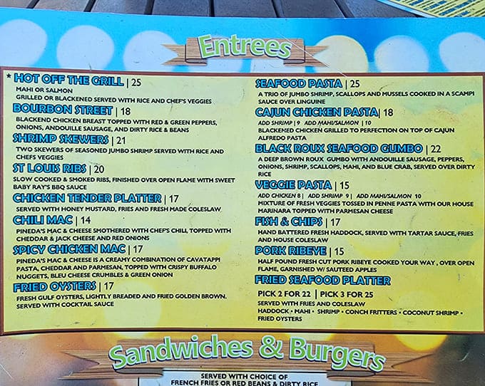 This menu proves you don't need fifty pages to do food right, just solid choices executed with care and consistency.