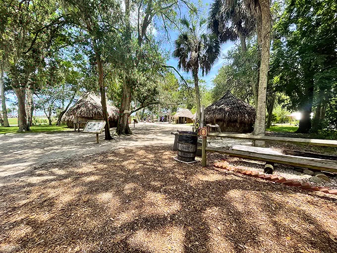 Timucuan Village: Step into daily life of Florida's original inhabitants, where thatched huts and ancient skills bring pre-colonial America vividly to life.