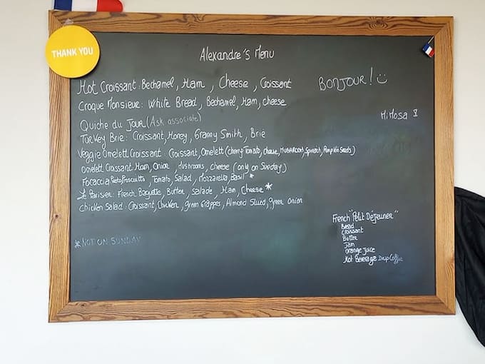 When the menu board looks this good, you know you're in for something special.