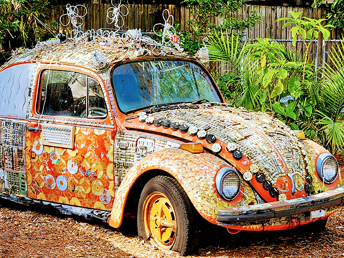 Not your average Volkswagen Beetle &ndash; this mosaic masterpiece proves that retirement can be the most colorful chapter in anyone's story.