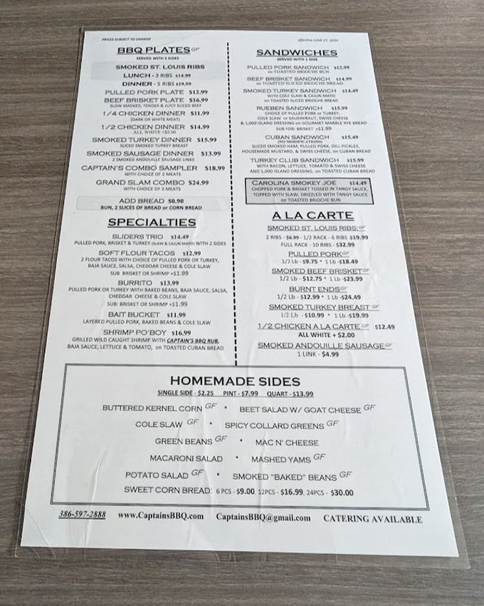 This menu isn't just a list of options&mdash;it's a roadmap to happiness. Study it like you're cramming for the most delicious final exam ever.