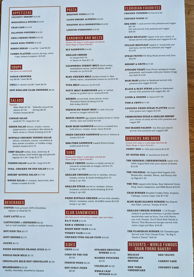 The menu reads like a love letter to comfort food classics &ndash; from pancakes that could make you weep to sandwiches that require a strategic eating plan.