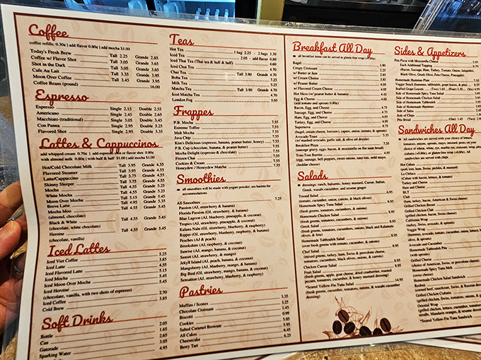 A menu that reads like poetry to hungry patrons &ndash; from breakfast classics to specialty coffee concoctions.