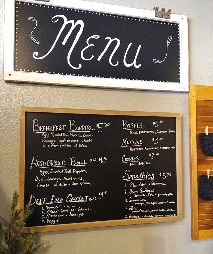 Chalkboard artistry meets coffee wizardry. Each item represents not just a drink but a carefully crafted experience waiting to happen.