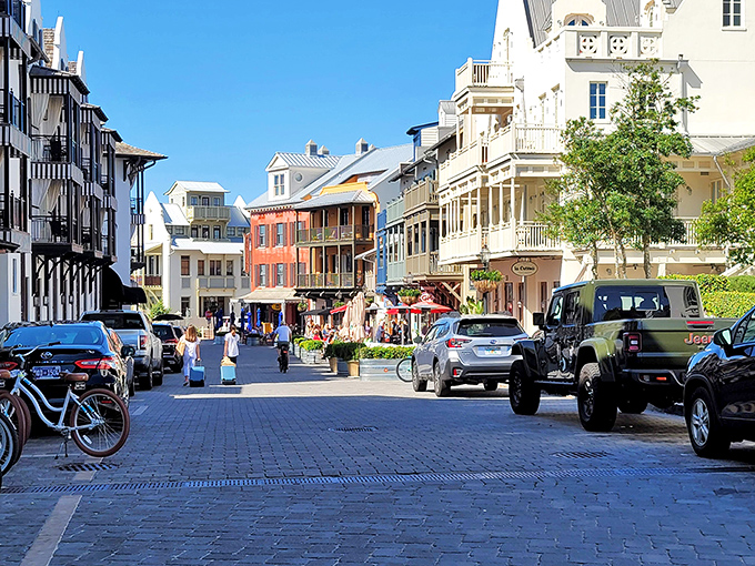 The town's colorful buildings and cobblestone streets create a pedestrian paradise where getting lost is actually the point.