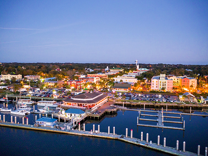 Amelia Island's pristine coastline stretches into the distance, offering miles of unspoiled beaches and natural beauty for visitors to explore.