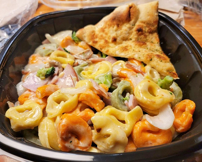Tortellini that forgot it was supposed to be at Olive Garden. McDonald's went to culinary school and graduated with honors.
