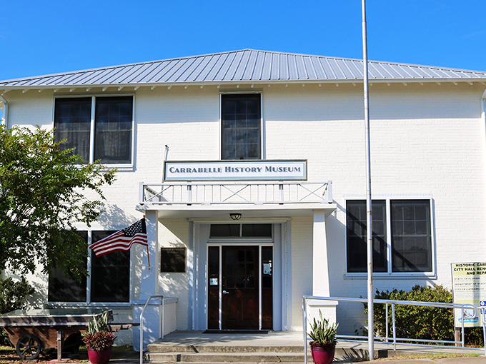 The Carrabelle History Museum houses treasures of yesteryear in an unassuming white building where stories of resilience await discovery.