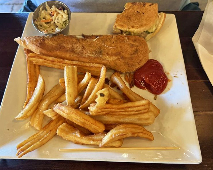 Golden-brown perfection on a plate &ndash; this Cuban sandwich would make Hemingway himself put down his pen and pick up a fork.