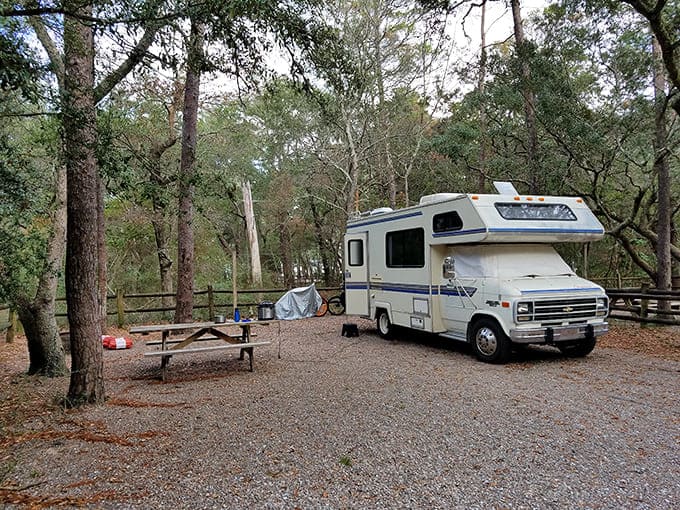 RV camping done right means enjoying wilderness with the comforts of home, because roughing it shouldn't mean suffering unnecessarily.