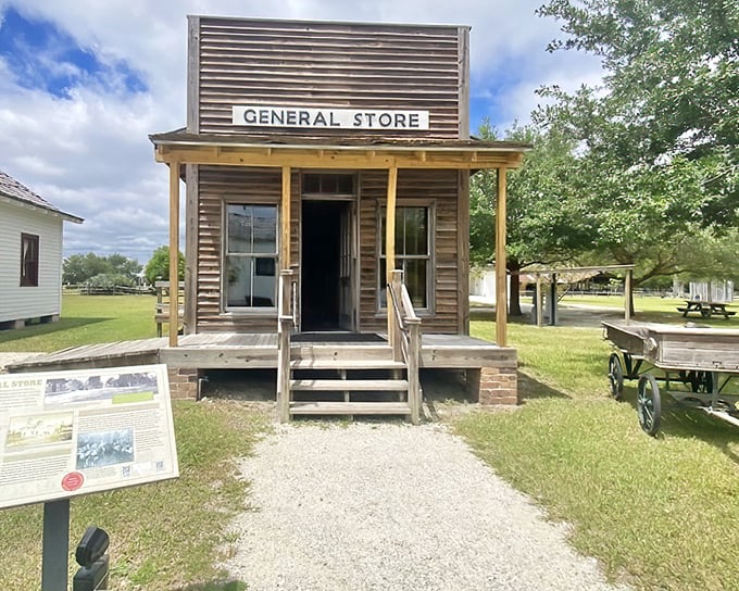 The General Store wasn't just a shop but the community's lifeline, offering everything from medicine to molasses under one roof.