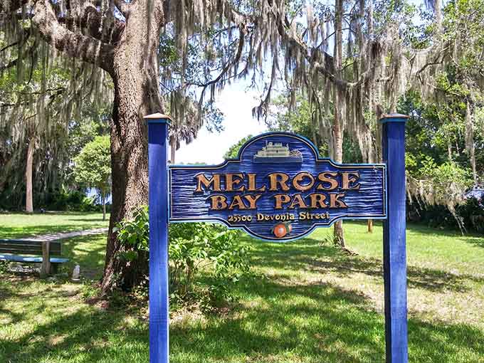 The welcoming sign promises exactly what it delivers: a bay-side escape that's been perfecting the art of tranquility since 1959.