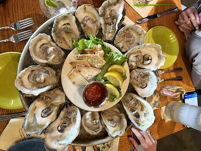 These Gulf Coast oysters aren't just seafood &ndash; they're briny ambassadors of Florida's waters, served with simple accompaniments that let their natural flavor shine.