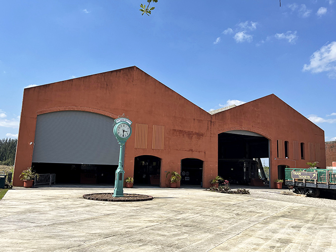 Princeton Station stands as a charming time capsule, its terracotta walls and vintage architecture inviting visitors to experience the golden age of rail travel.