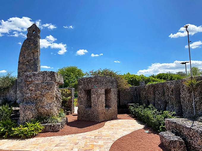 Ancient-looking corridors wind through the complex, creating mysterious pathways that make you wonder if you've stepped back in time.