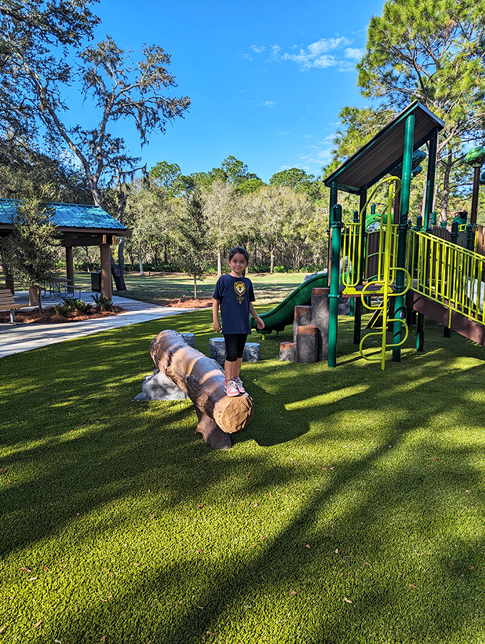 Where childhood memories are made – this playground proves you don't need screens when you've got slides and Florida sunshine.