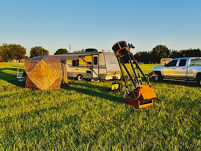 Astronomy's tailgate party &ndash; where the coolers hold snacks and the conversation revolves around celestial coordinates.