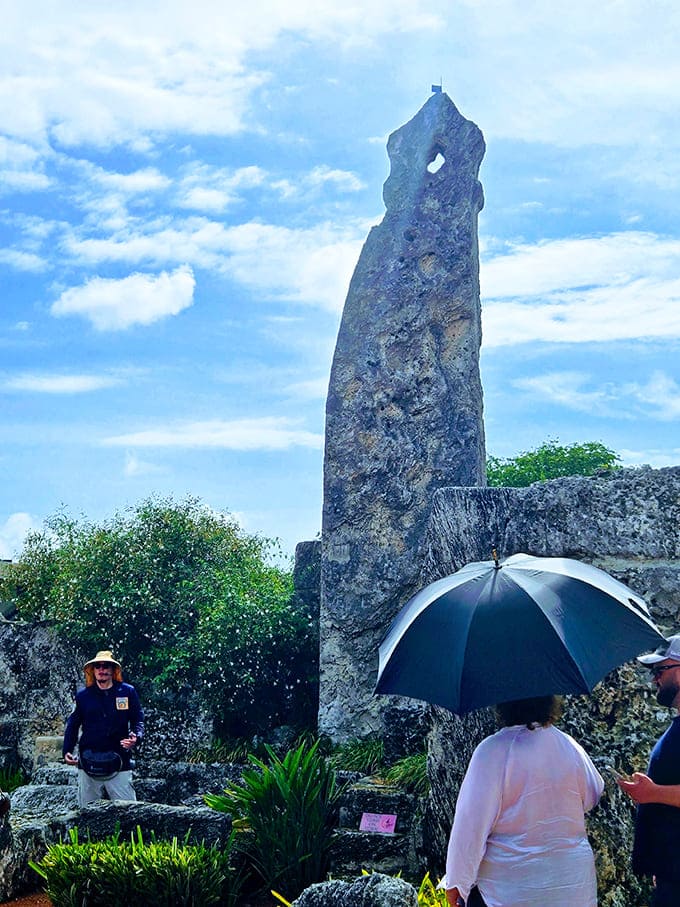 Tour groups gather around the coral structures like archaeologists discovering Atlantis, except this wonder was built by one tiny Latvian guy with hand tools.