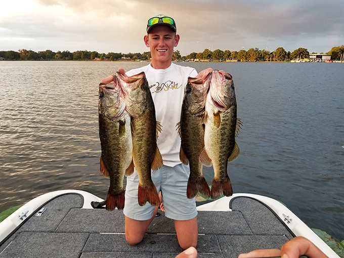 The one that didn't get away! Lake Harris proves its reputation as a bass fishing paradise with trophy catches worth bragging about.