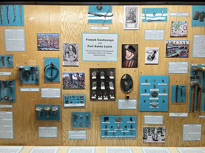 Educational displays connect visitors to the human stories behind the artifacts, making history personal rather than abstract.