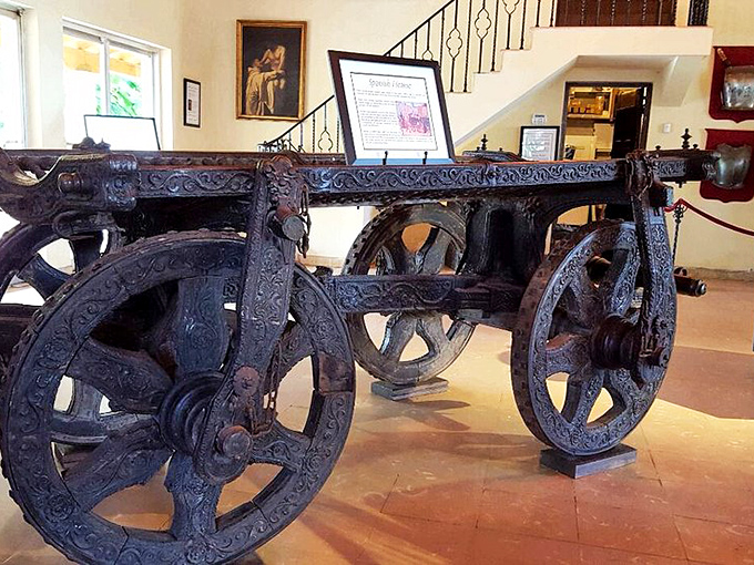 Not your average Florida souvenir! This Spanish Tickler torture device reminds us the Middle Ages weren't all knights and princesses.