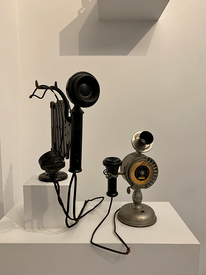 These candlestick telephones weren't just for talking &ndash; they were sculptural status symbols, making "picking up the phone" a literal action.