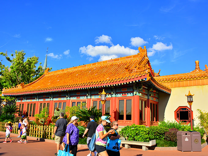 Visitors stroll through cultural immersion that's so convincing, you'll check your phone to see if it switched to international roaming.