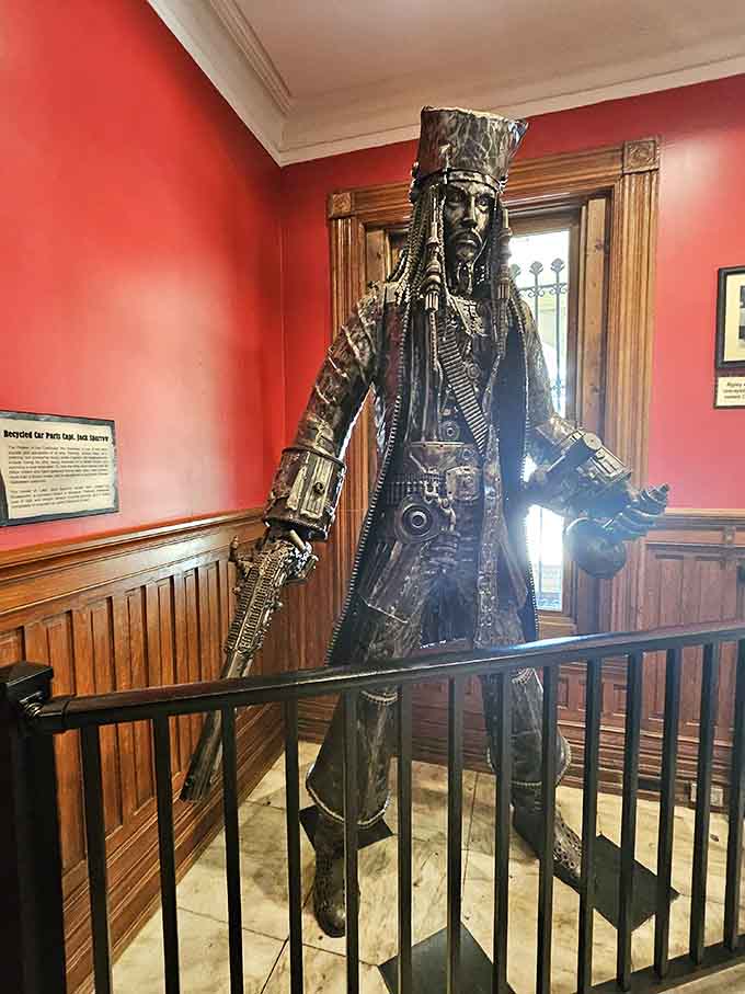 When sculptures get this creative, you know you've left ordinary museums far behind.
