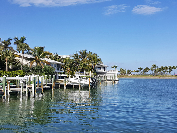 Waterfront living, Boca Grande style &ndash; where boats become extensions of homes and every sunset feels like a private showing.