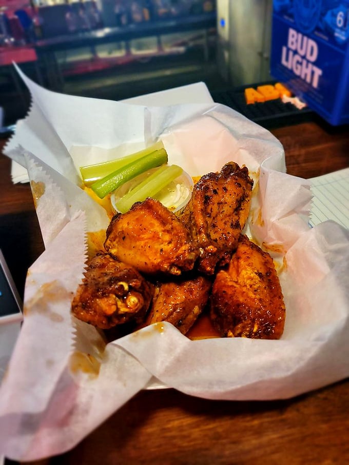 These aren't just wings &ndash; they're crispy, saucy masterpieces that make you reconsider the napkin-to-person ratio you initially thought sufficient.