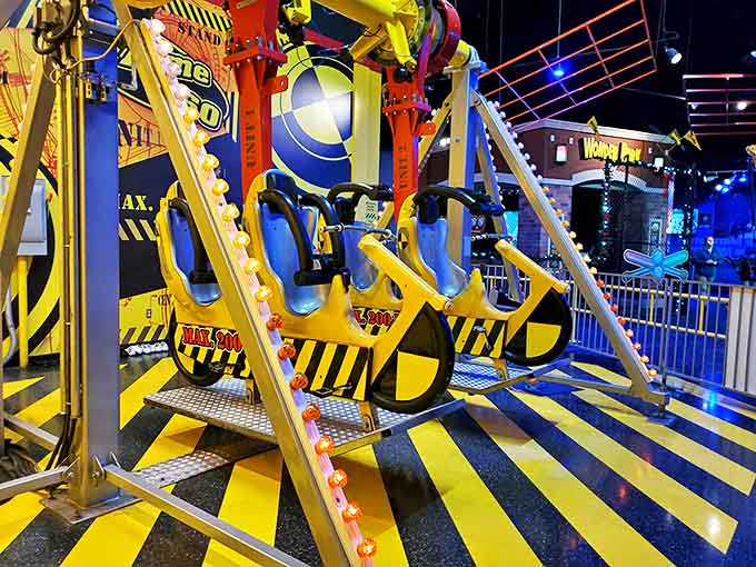 The Xtreme 360 Bikes prove that physics can be both educational and terrifying as riders pedal their way through complete vertical loops.