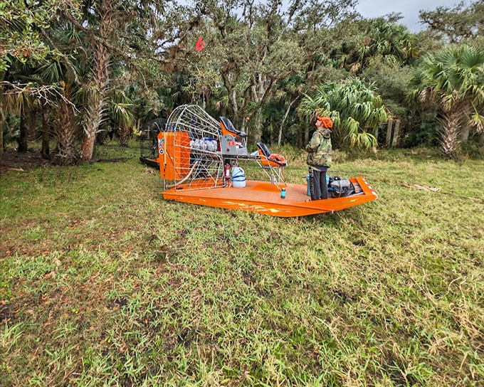 Florida's original airboat &ndash; where engineering meets wilderness exploration in a symphony of power and accessibility.
