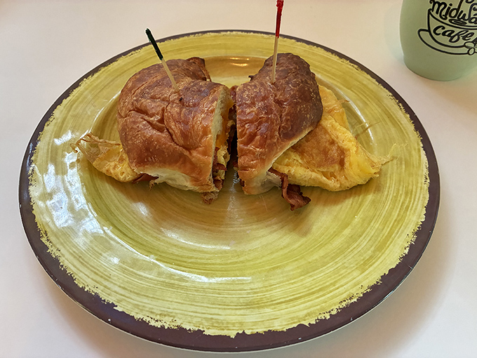 Buttery architecture at its finest &ndash; this golden croissant has layers that would make a French baker weep with joy.