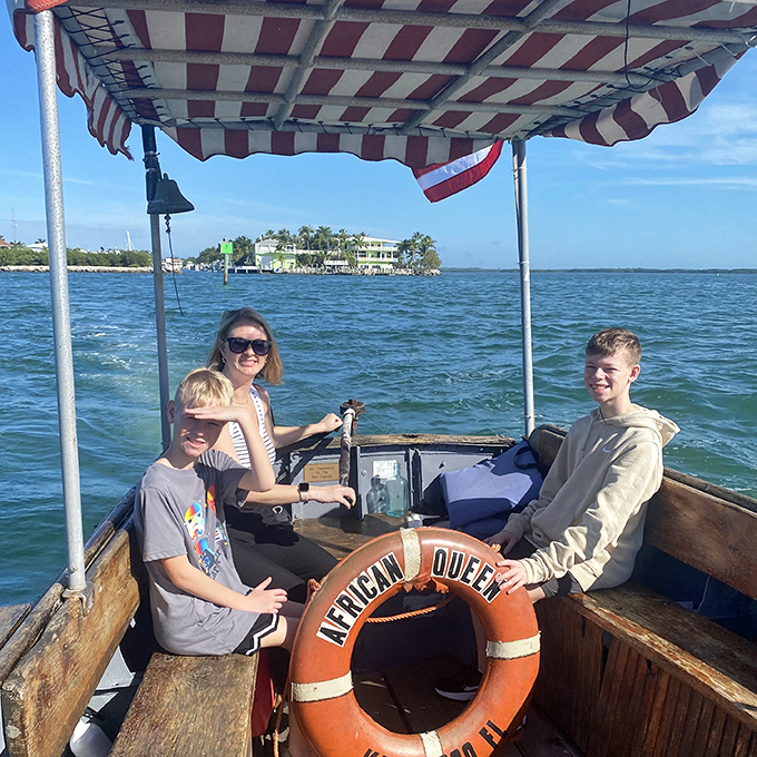 All aboard for memory-making! Families discover the joy of slow travel on this floating time capsule of cinematic history.