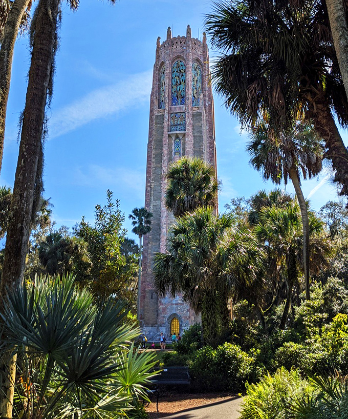 The Singing Tower stands like a medieval sentinel among palm trees &ndash; Florida's most magnificent architectural mixed metaphor.