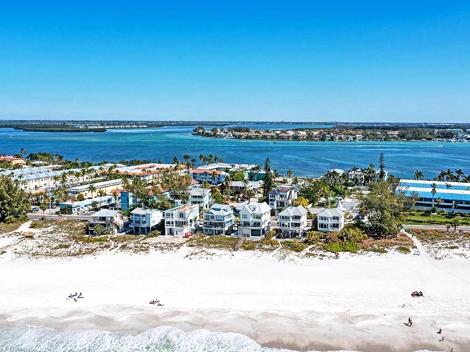 The postcard-perfect view of Anna Maria Island showcases its unspoiled beaches and laid-back coastal community &ndash; where the Gulf of Mexico delivers daily masterpieces of blue and green.