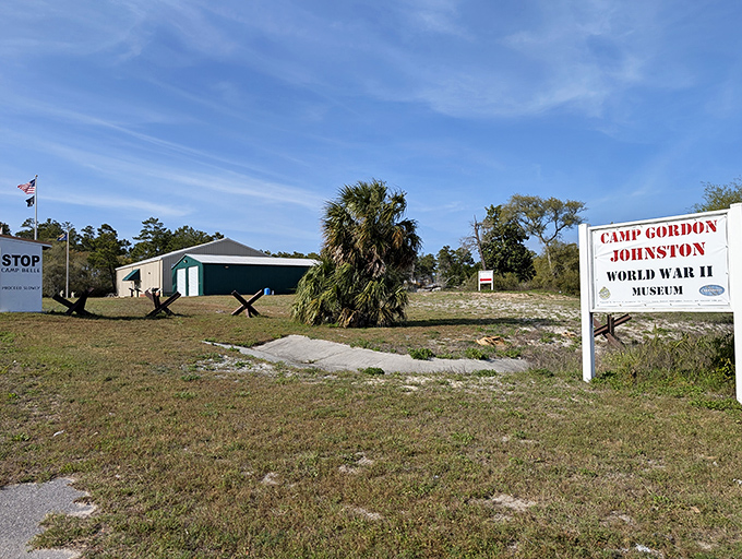 Camp Gordon Johnston WWII Museum honors the thousands who trained on these shores before facing the beaches of Normandy.