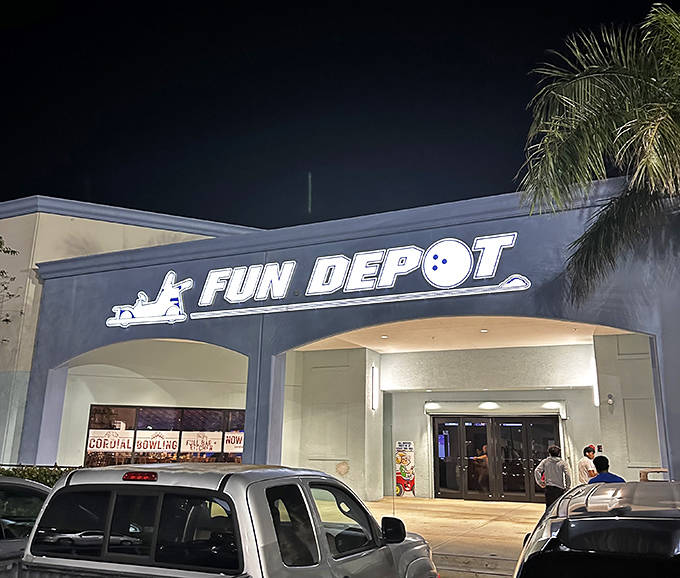 Fun Depot lights up the night, promising entertainment that might actually tire out those seemingly inexhaustible children.
