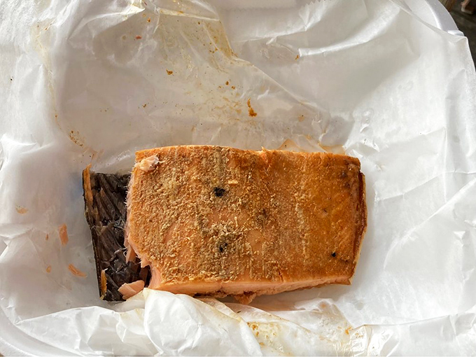 Smoke-kissed and flaky, this salmon needs nothing more than a squeeze of lemon to showcase its natural glory.