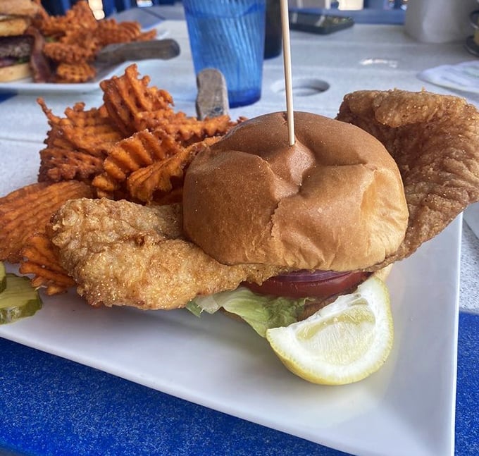Grouper Sandwich: The sandwich that launched a thousand return visits &ndash; fresh Gulf grouper fried to golden perfection on a pillowy bun.