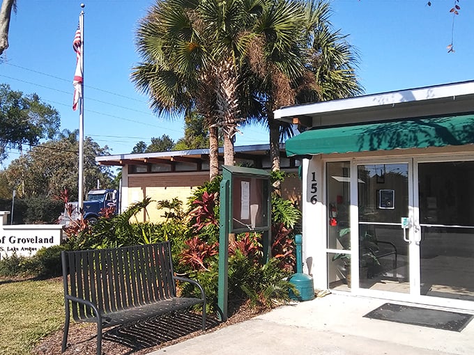 This charming white chapel-like building houses the collective memories of generations who've called this slice of Florida home.