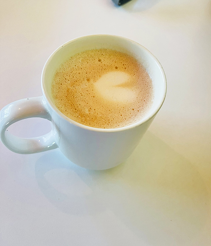 Coffee as art form &ndash; the foam heart says "I care" while the rich espresso says "Let's get this day started right."