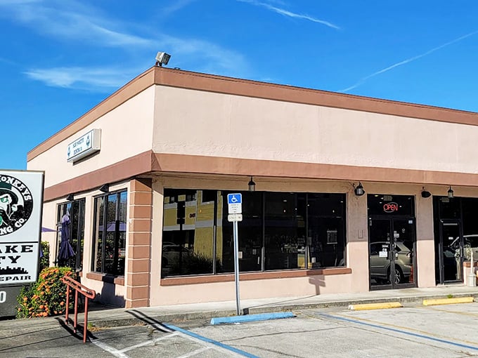 Mash Monkeys Brewing Company's rustic exterior hides craft beer treasures within, where locals swap stories over pints.