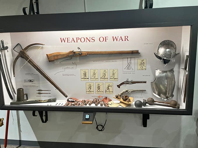 Medieval weaponry reminds us that treasure fleets needed serious protection, these weren't pleasure cruises across friendly waters.