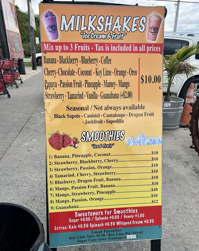 A treasure map of flavor combinations that reads like poetry to fruit enthusiasts and adventurous palates alike.