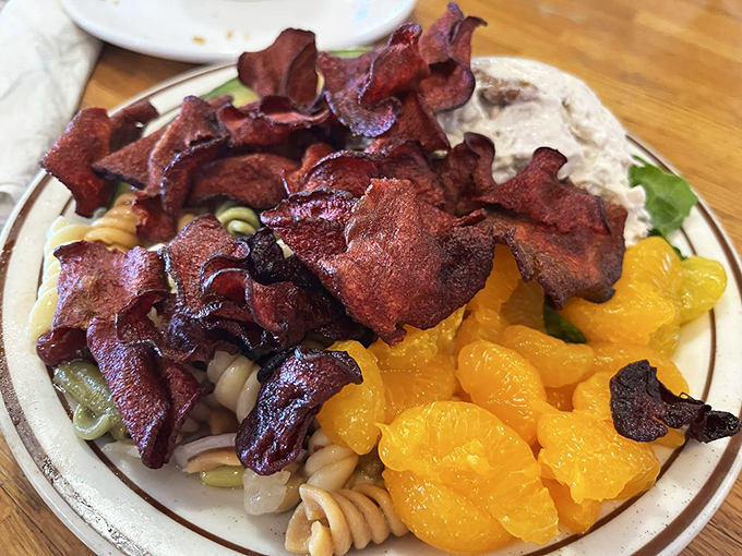 A pasta salad that doesn't mess around &ndash; vibrant mandarin oranges and crispy bacon create a sweet-savory duet worth singing about.