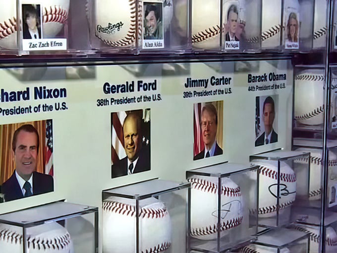 Presidential baseballs remind us that even world leaders can't resist the charm of America's favorite pastime and a Sharpie.