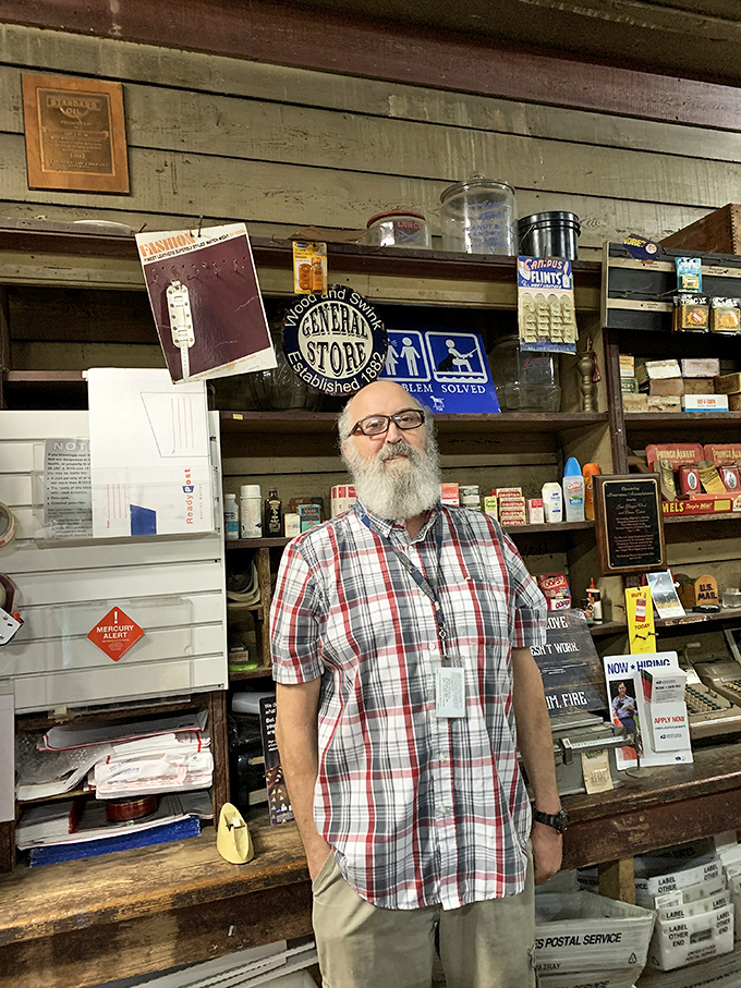 Behind every great general store is someone who knows where everything is without needing an app or barcode scanner.