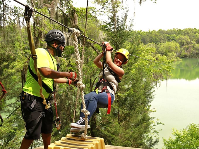Touching down after flying across the canyon, that perfect combination of relief and immediate desire to do it all over again.